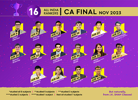 Pass CA, CMA, CFA Exams in India | JK Shah Classes